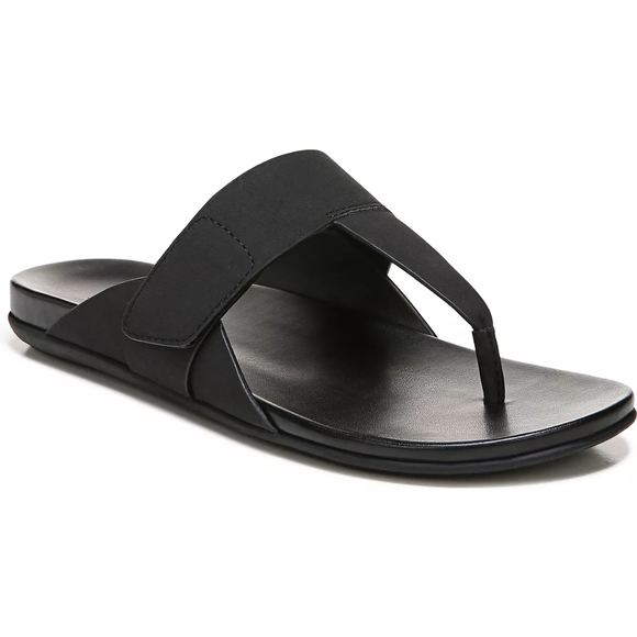 Naturalizer | Shoes | Nwt Naturalizer Gen N Black Leather Sandals Thong ...